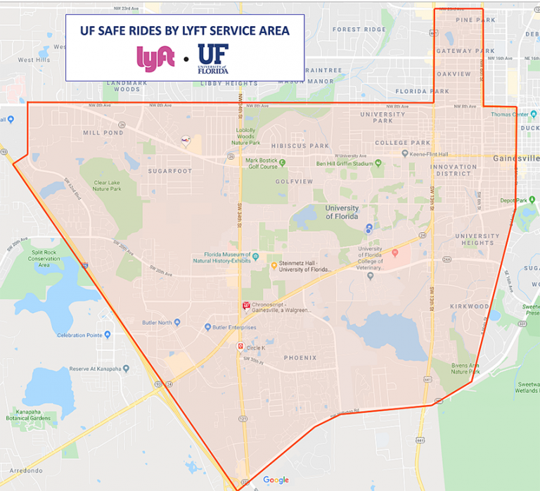 UF Safe Rides By Lyft - TAPS TAPS