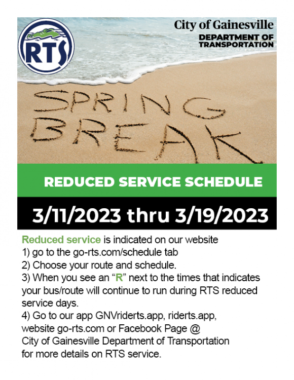 RTS Bus Service » TAPS